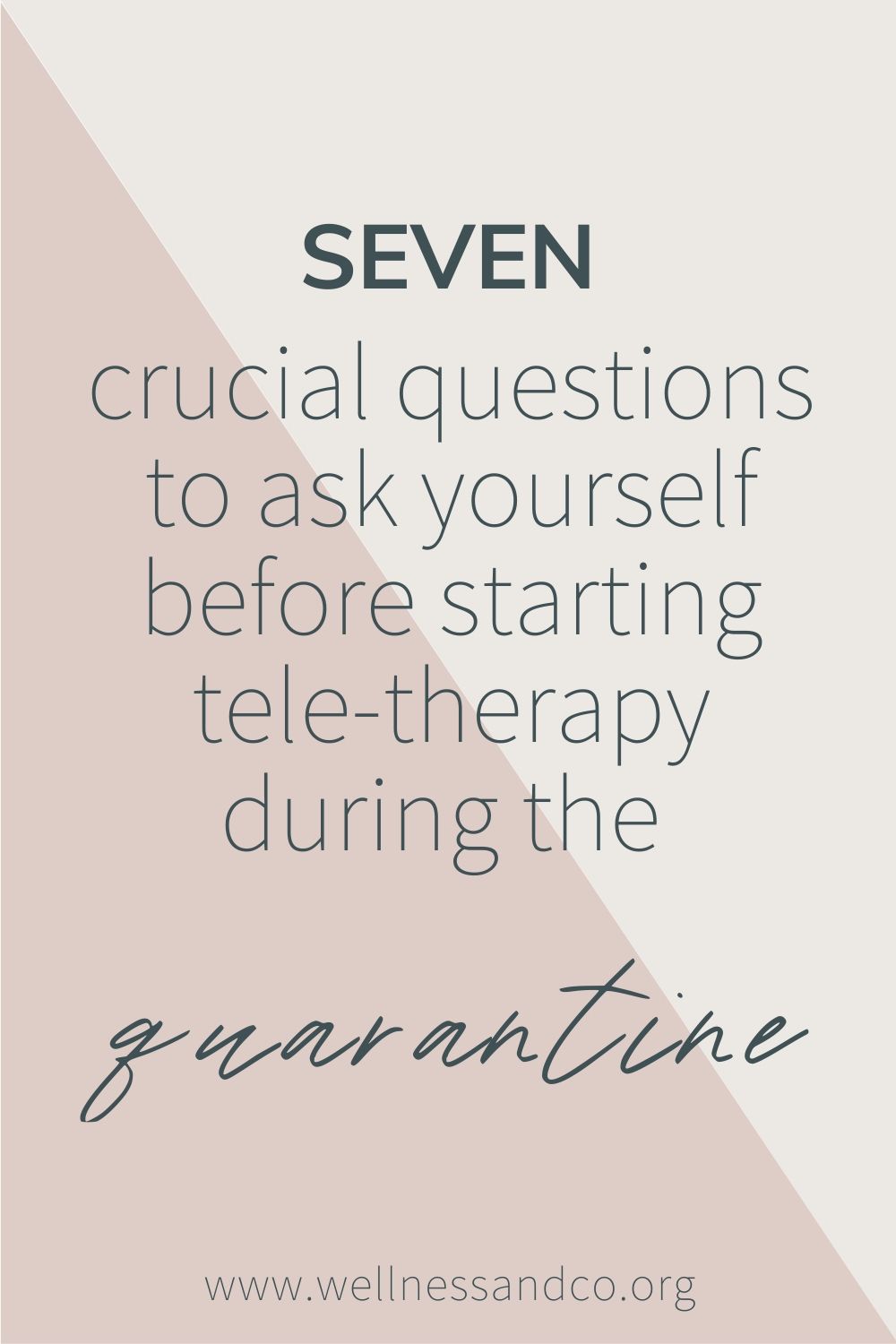 7 Questions to Ask Before Starting Tele-therapy - Wellness & Co.